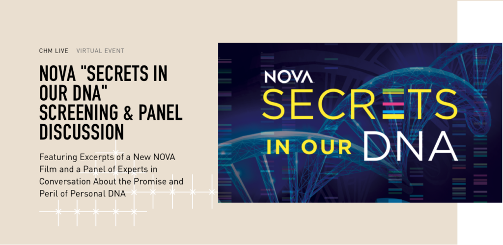 NOVA “Secrets in Our DNA” screening and panel discussion – Genomes2People